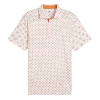 Puma Burgh Poloshirt f&uuml;r Herren, Emblem (Orange)