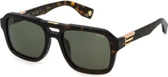 Police Homme, Accessoires, Brun, Taille: 55 MM Spln65 0722 Lunettes de soleil