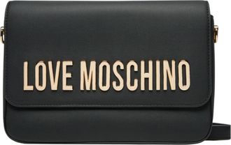 Love Moschino JC4023PP1MKD0000, Damen-Schultertasche, Schwarz, Einheitsgröße, Schwarz, Einheitsgröße