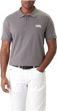 Karl Lagerfeld Homme, Tops, Gris, Taille: XL Polo