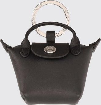 Longchamp Le Pliage Xtra Leder-Schl&uuml;sselanh&auml;nger