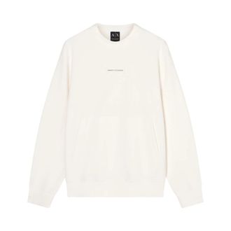 A|X Armani Exchange Cotton Sweatshirt - - Sweatshirts & Hoodies - Herren - Beige - L