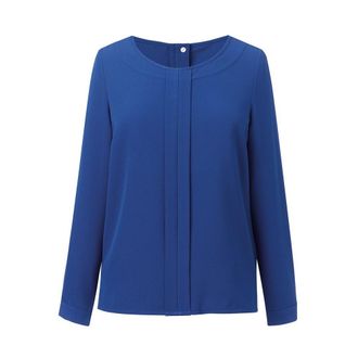Brook Taverner Roma Bluse f&uuml;r Damen Lang&auml;rmlig (K&ouml;nigsblau)