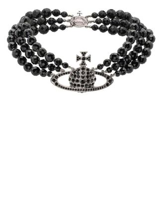 Vivienne Westwood Halsketten - Layered Necklace With Silver-Tone Orb - Gr. unisize - in Mehrfarbig - f&uuml;r Damen