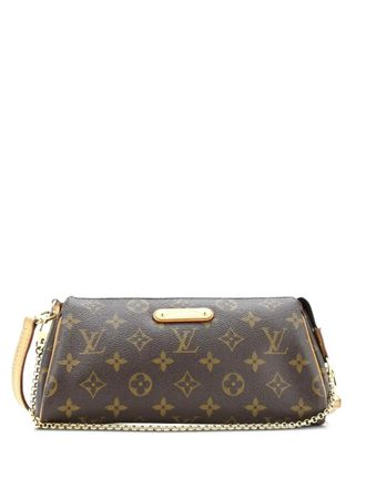 Louis Vuitton Eva Handbag Monogram Canvas clutch bag - Braun