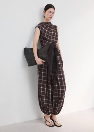 Mango Haremshose mit mittlerem Bund bordeaux - Damen - S - MANGO