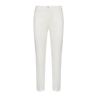 Pinko Pinko, Femme, Pantalons, Blanc, Taille: 42 FR Pantalon Slim
