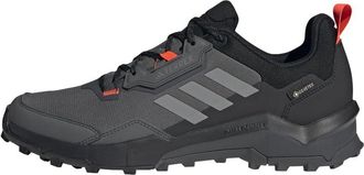 adidas Herren Terrex AX4 Gore-TEX Hiking Shoes, Grey Six/Grey Four/Solar Red, 44 2/3 EU