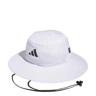 adidas Golf Standard Mens Wide Brim Hat, White, OSFM
