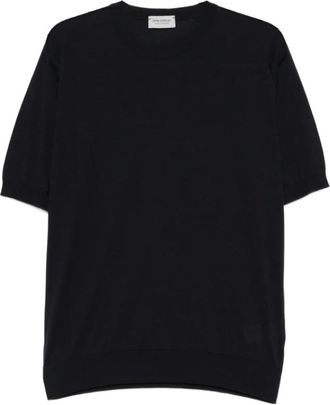 John Smedley Homme, Tops, Noir, Taille: M T-shirt