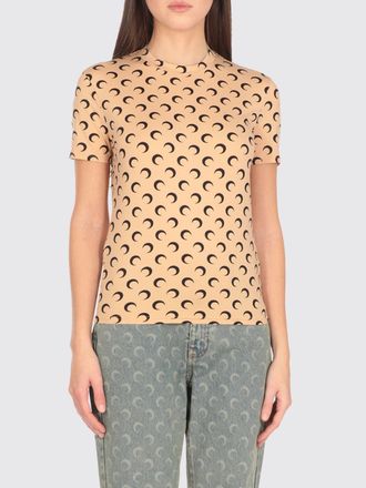 Marine Serre T-Shirt MARINE SERRE Femme couleur Beige