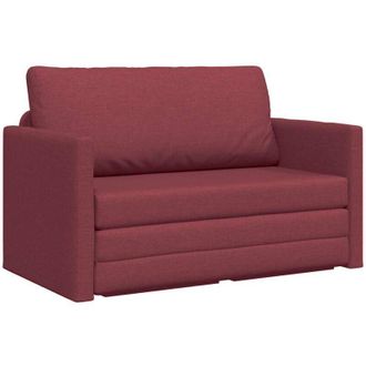 vidaXL Canap&eacute;-Lit Bordeaux 124 x 71 x 78 cm tissu vidaXL