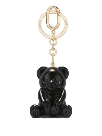 Furla Allegra Schl&uuml;sselanh&auml;nger mit Panda-Form - Schwarz