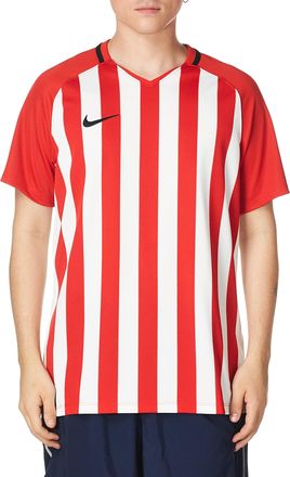 Nike Nike Herren Striped Division III SS Trikot, Universität Rot / Weiß / Schwarz, 2XL