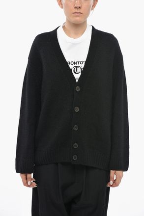 Dsquared2 Alpaka-Cardigan mit Logo-Kn&ouml;pfen Dsquared2