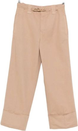 Twinset Femme, Pantalons, Beige, Taille: 40 FR Twin-set Pantalons