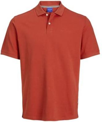 Jack & Jones Jorfrederiksberg Polo SS Noos pour Homme, Summer Fig, S