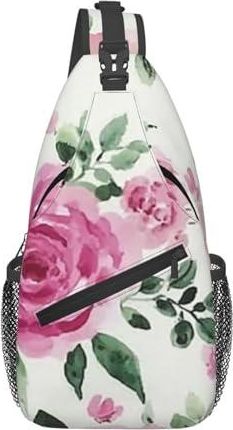 Generic Set de table rose pivoine sac &agrave; bandouli&egrave;re sac &agrave; bandouli&egrave;re sac &agrave; dos de voyage sac &agrave; dos bandouli&egrave;re pour homme sac &agrave; dos de randonn&eacute;e