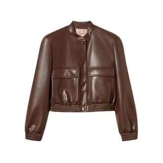 Twinset Leather Jackets - - Jackets - Damen - Braun - M