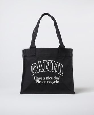 Ganni Tragetasche GANNI Damen Farbe Schwarz