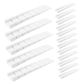OSALADI 40 Stück Möbelkeile aus Kunststoff Verstellbare Nivellierkeile für Tisch Stuhlfüße Stabile Fußpads zum Ausgleichen von Schränken und Möbeln Unebenen B