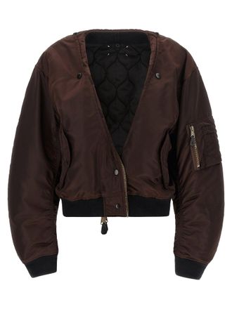Maison Margiela Reversible Bomber Jacket - Brown