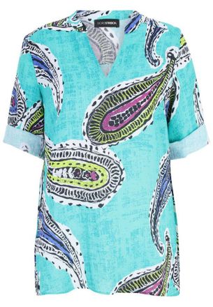 Doris Streich Klassische Bluse mit Paisley-Print