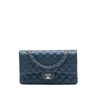 Chanel Pre-owned Double Flap Shoulder Bag - - Pre-owned - Damen - Blau - ONE SIZE