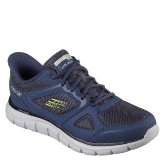 Skechers Herren Low-Top Sneaker Track EZRAL, M&auml;nner Sneakers,Laufschuhe,Slipper,Schlupfschuhe,Slip-ons,Skater,Low-top,Blau,39 EU