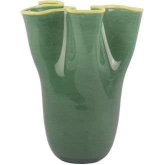 Present Time Vase en verre ruffles, 31,5 cm