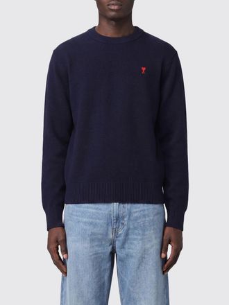 Ami Pull ras du cou en laine avec broderie logo Ami de Coeur