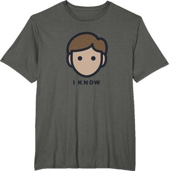 Star Wars Cartoon Han Solo I Know T-Shirt