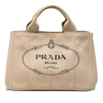Prada Sac Cabas en toile Pre-owned - Femme - Pre-owned - Beige - Taille: ONE Size