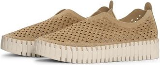 Ilse Jacobsen HORNBAEK Tulip 3373 Chaussures compensées à Enfiler pour Femme, Latte, 41 EU