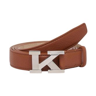 Kiton Whiskey Deerskin G&uuml;rtel mit ikonischer Schnalle - - Accessories - Herren - Braun - 100 CM