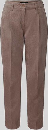 Cambio Regular Fit Cordhose mit Bundfalte Modell ORTENSIA