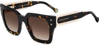 Carolina Herrera Lunettes de soleil en ac&eacute;tate - Femme - Accessoires - Brun - Taille: 51 MM