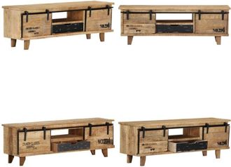 vidaXL Vidaxl - TV-Schrank 120x30x40 cm Massivholz Mango - TV-Schrank - Mangoholz - Wohnzimmermöbel - TV-Möbel - Sideboard - Home & Living