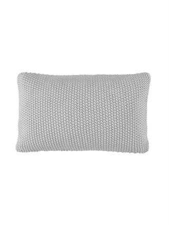 Marc O'Polo Marc O Polo Strick Dekokissen Plaid Nordic Knit Silver Dekokissen 30x60 cm