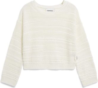 Armedangels Damen Pullover aus Bio-Baumwolle Aaliya Loose Fit Light Oatmilk