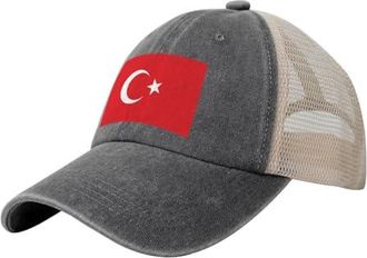 Generic 2025 Casquette De Baseball Turquie Association De Couleurs à La Mode Casquettes De Baseball avec Motif Drapeau Chapeau De Femme Unisexe 100% Coton Res
