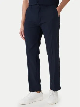 Calvin Klein Stoffhose LV04LF609G Dunkelblau Straight Fit
