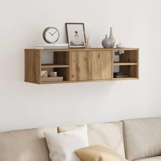 vidaXL Vidaxl - Armoire murale ch&ecirc;ne artisanal 101x30x29 cm bois ding&eacute;nierie