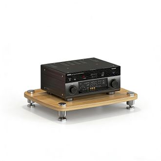 Generic HiFi Regal 4-stufiges Audio-Regal, HiFi-Lautsprecherbox Mit Vibrationsd&auml;mpfung, Offene Ablagefl&auml;che, Modulares Design, Robust, for Gaming, Wohnzimmer 