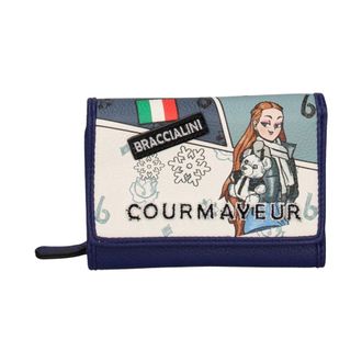 Braccialini Portefeuille Eudora - Femme - Accessoires - Bleu - Taille: ONE Size