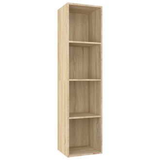 Generic B&uuml;cherregal aus Holzwerkstoff, Kann Als Sideboard, Offenes Lagerregal mit Gitterf&auml;chern f&uuml;r Wohnzimmer, Schlafzimmer und Heimb&uuml;ro Verwendet Werden (36