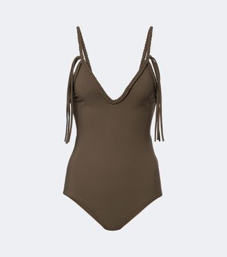 Bottega Veneta Maillot de bain &agrave; finitions tress&eacute;es