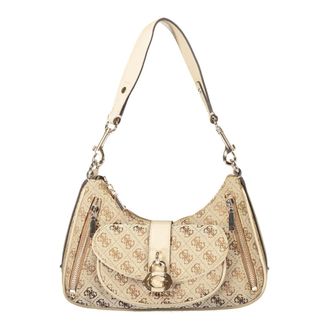 Guess Femme, Sacs, Beige, Taille: ONE Size Sac bandouli&egrave;re Jessa
