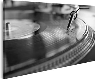 Islandburner Bild auf Leinwand Close Up Eines Schallplatten Spielers Dj Cool Kinderzimmer Jugendzimmer Bilder Wandbilder Poster