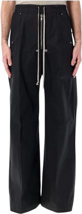 Rick Owens Homme, Pantalons, Noir, Taille: L Wide Bela Pants